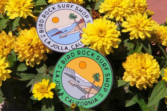 Bird Rock Surf Shop Sticker | Bird Rock Surf Shop